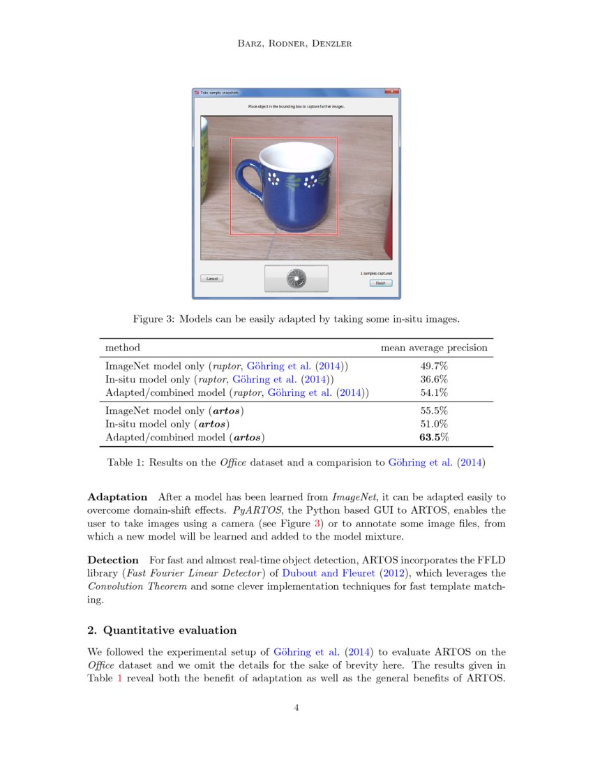 Artos Adaptive Real Time Object Detection System Deepai