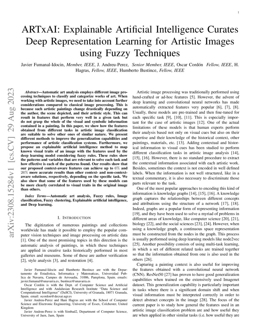 ARTxAI: Explainable Artificial Intelligence Curates Deep Representation ...