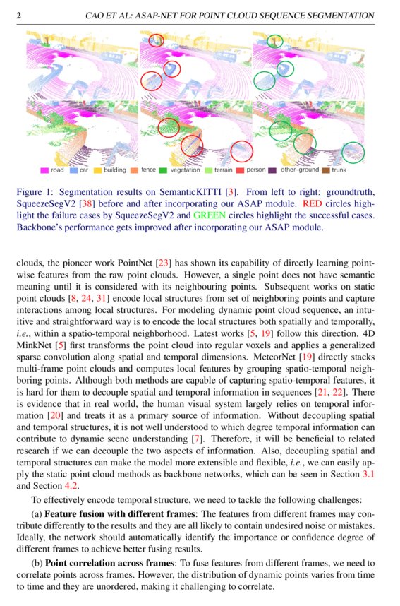 ASAP-Net: Attention and Structure Aware Point Cloud Sequence Segmentation | DeepAI