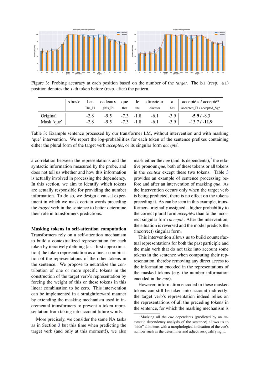 Assessing The Capacity Of Transformer To Abstract Syntactic