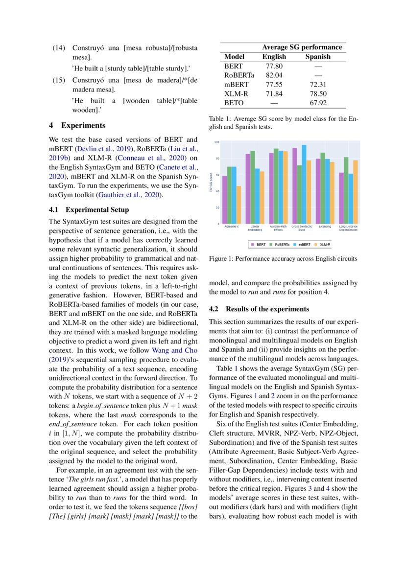 Assessing the Syntactic Capabilities of Transformer-based Multilingual Language Models | DeepAI