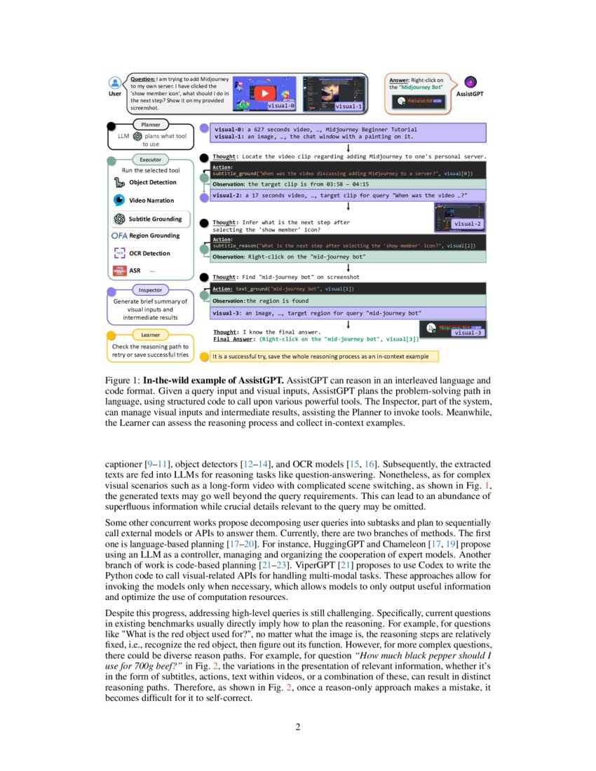 AssistGPT: A General Multi-modal Assistant that can Plan, Execute, Inspect, and Learn | DeepAI