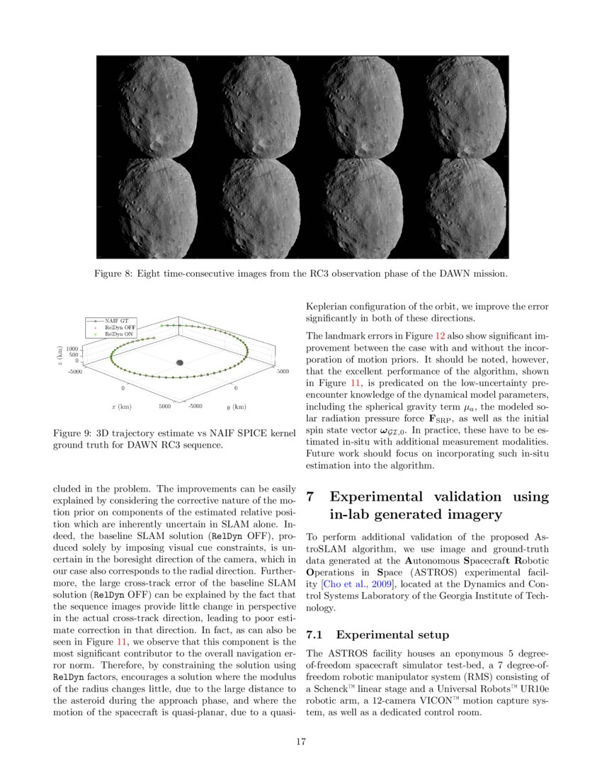 AstroSLAM: Autonomous Monocular Navigation in the Vicinity of a ...