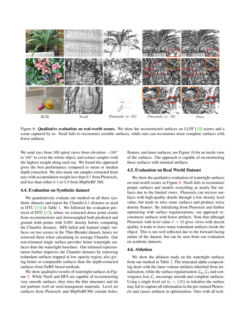 αSurf: Implicit Surface Reconstruction for Semi-Transparent and Thin ...