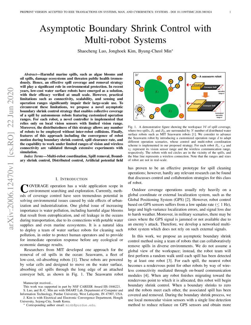 Asymptotic Boundary Shrink Control with Multi-robot Systems | DeepAI