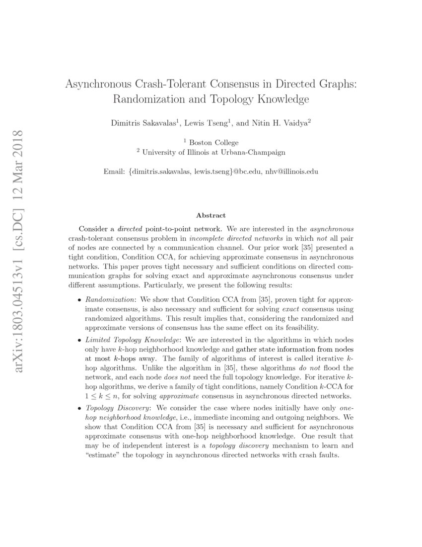 Asynchronous Crash-Tolerant Consensus in Directed Graphs: Randomization ...