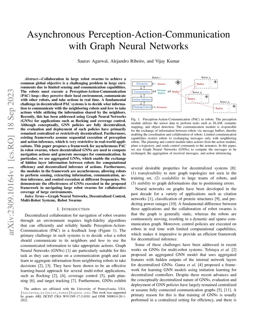 Asynchronous Perception Action Communication With Graph Neural Networks Deepai
