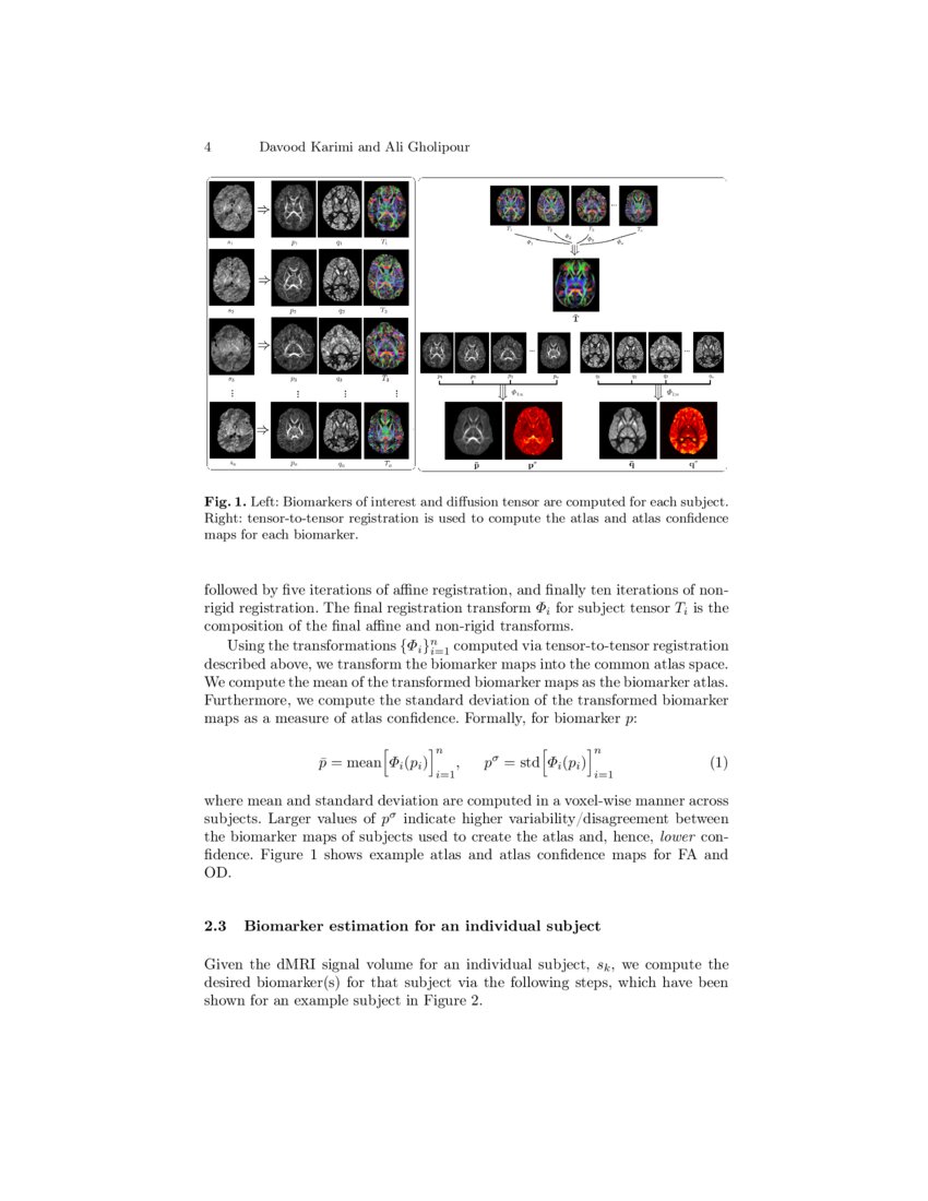 Atlas-powered deep learning (ADL) – application to diffusion weighted ...