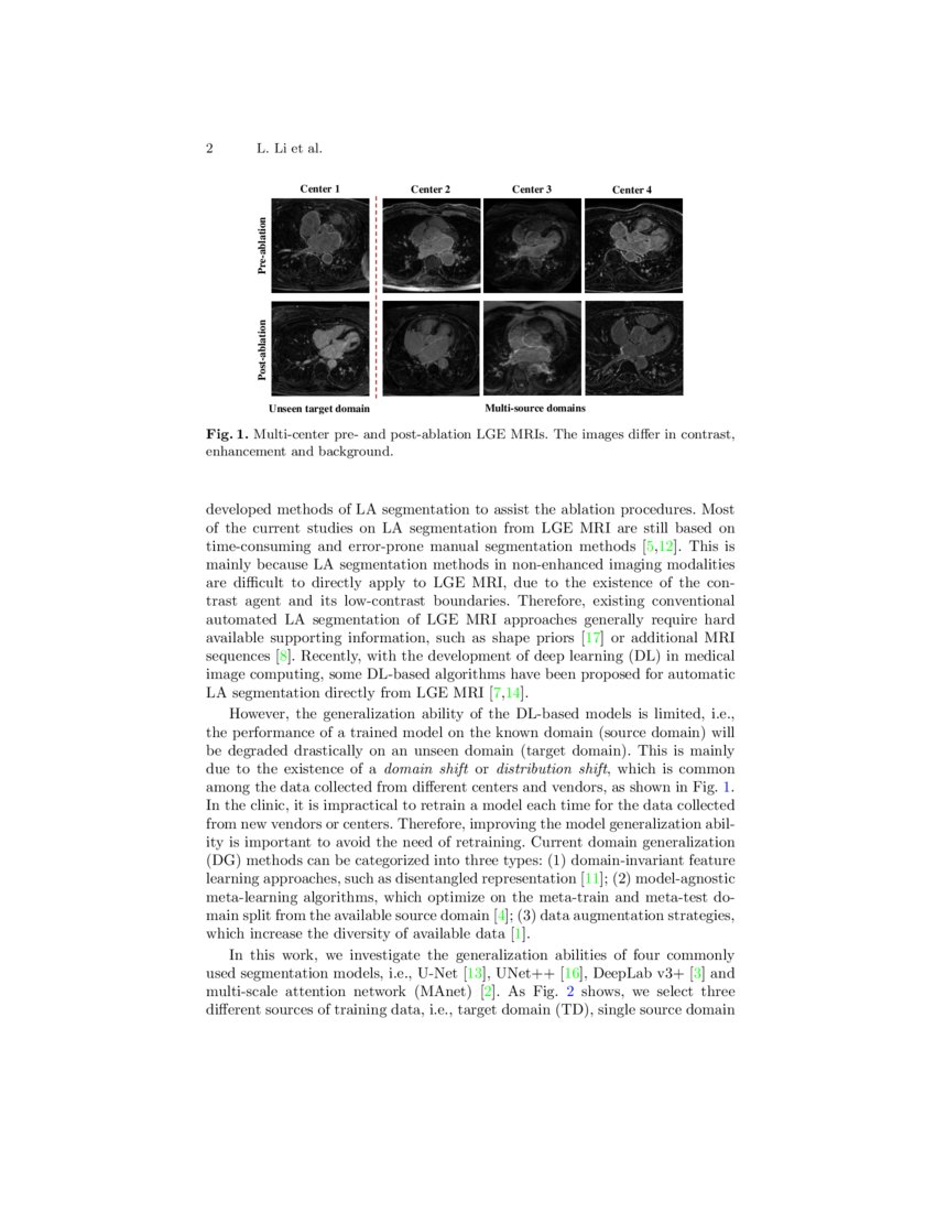 AtrialGeneral: Domain Generalization for Left Atrial Segmentation of Multi-Center LGE MRIs | DeepAI