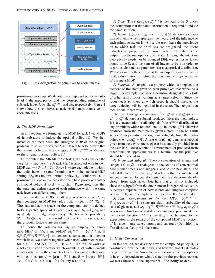 Attaining Interpretability in Reinforcement Learning via Hierarchical Primitive Composition | DeepAI