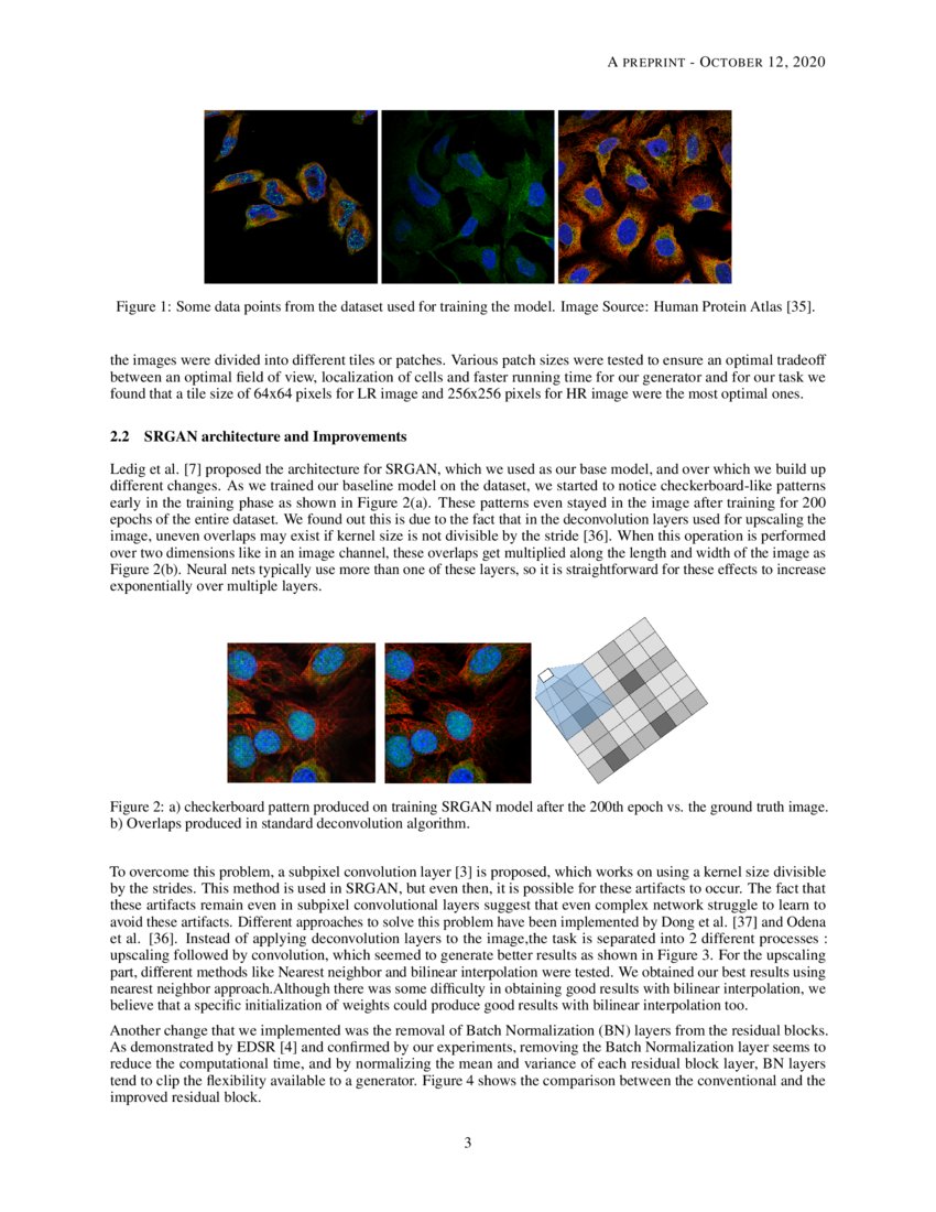 Attaining Real-Time Super-Resolution for Microscopic Images Using GAN | DeepAI