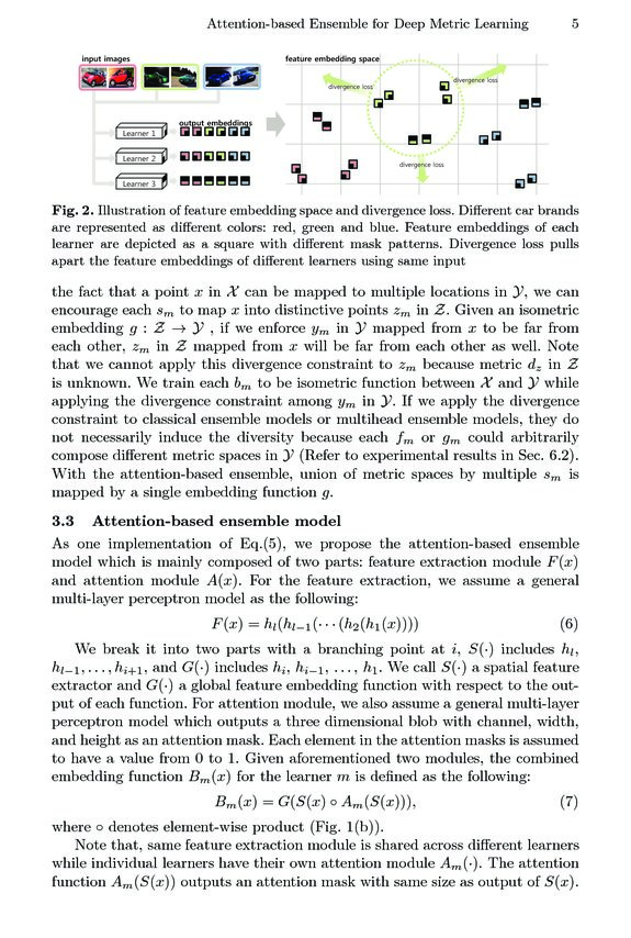 Attention Based Ensemble For Deep Metric Learning Deepai