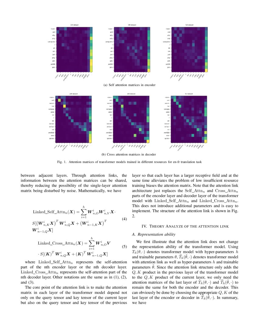 Attention Link An Efficient Attention Based Low Resource Machine