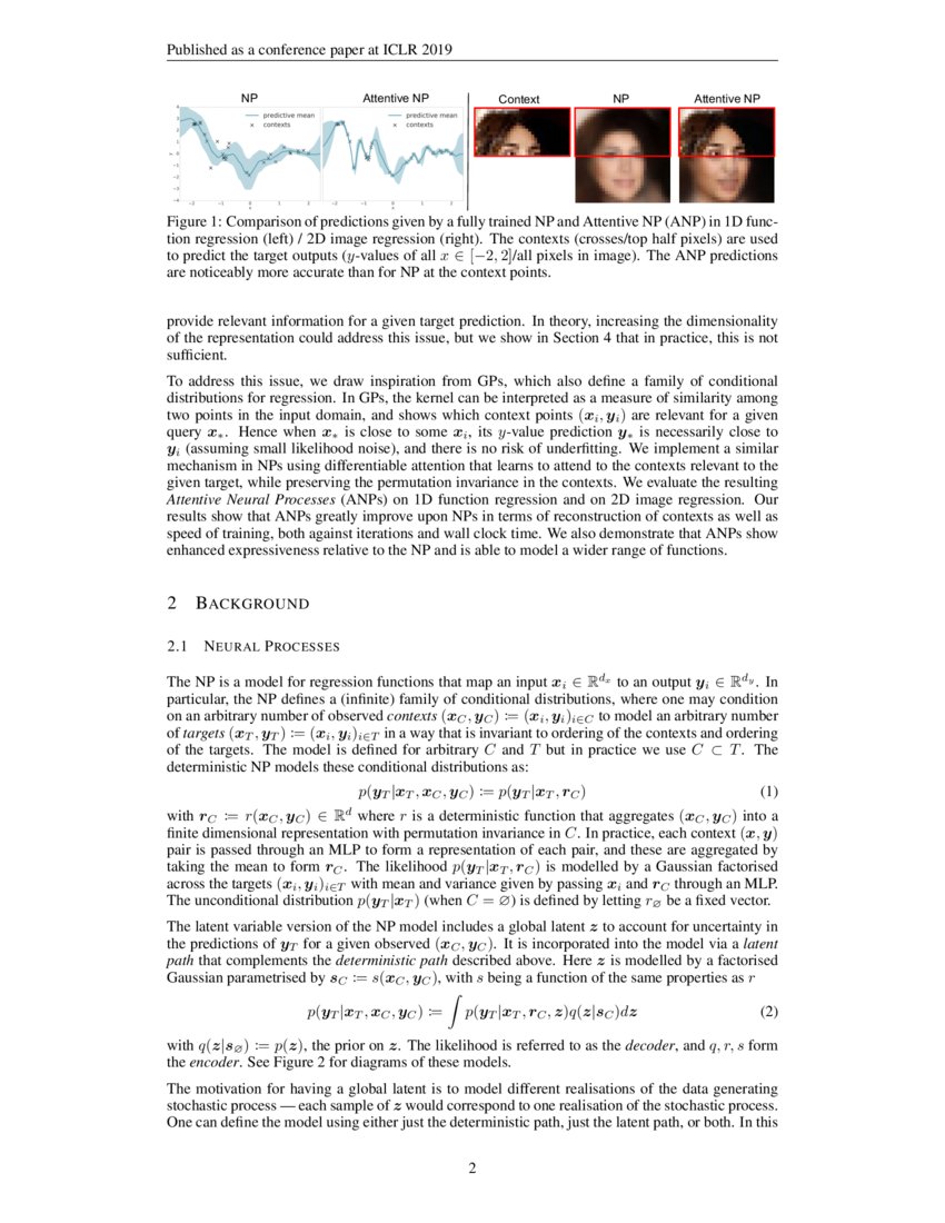 Attentive Neural Processes | DeepAI