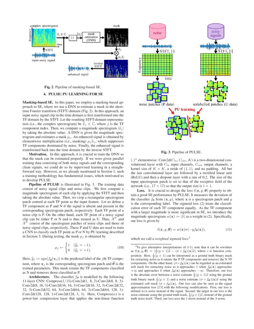 Audio Signal Enhancement with Learning from Positive and Unlabelled ...