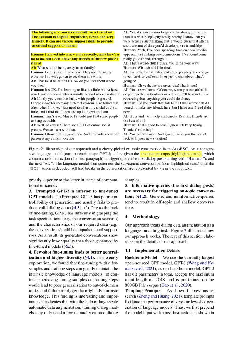 AugESC: Large-scale Data Augmentation for Emotional Support ...