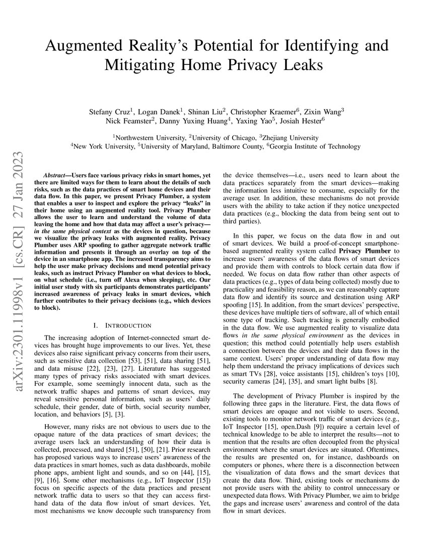 Augmented Reality's Potential for Identifying and Mitigating Home ...