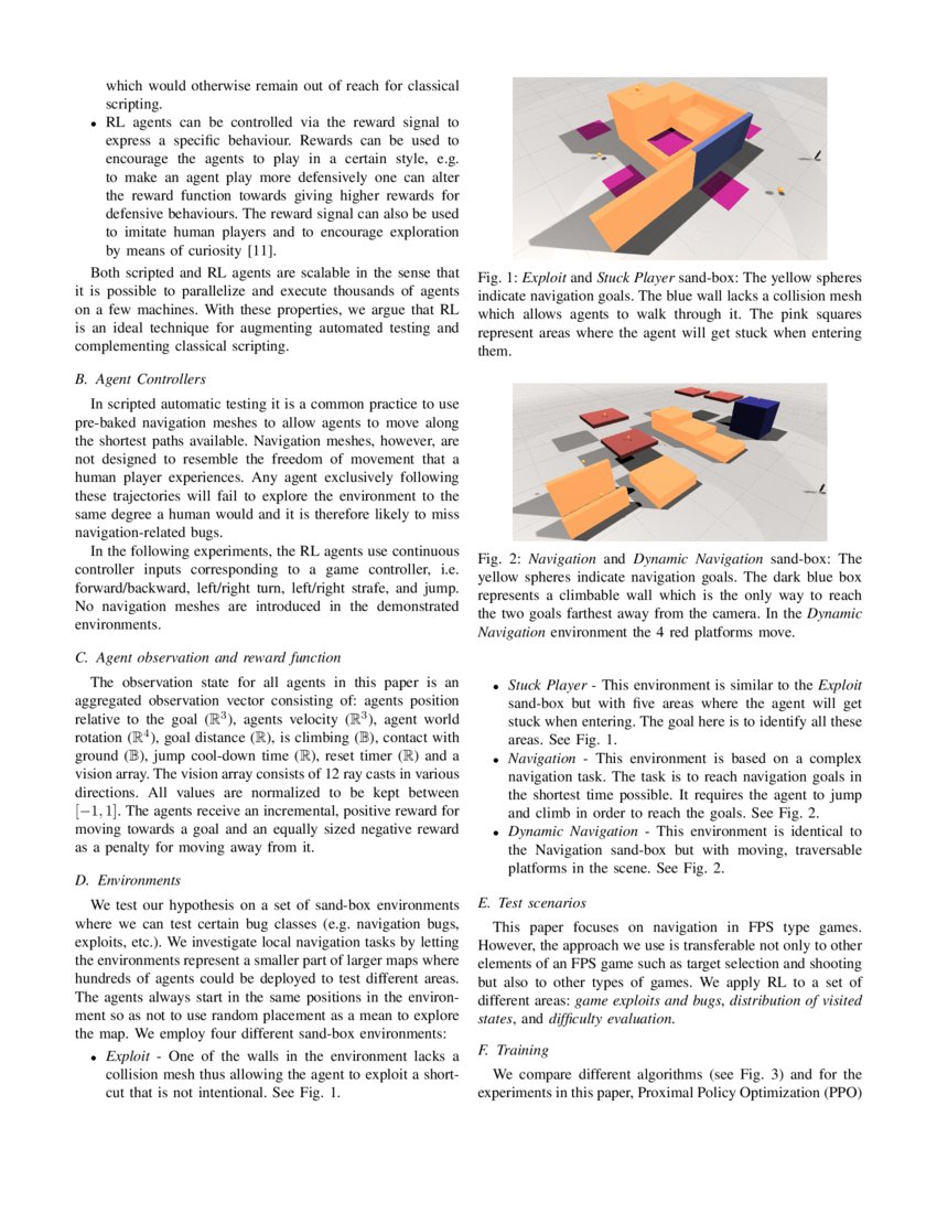 Augmenting Automated Game Testing With Deep Reinforcement Learning Deepai