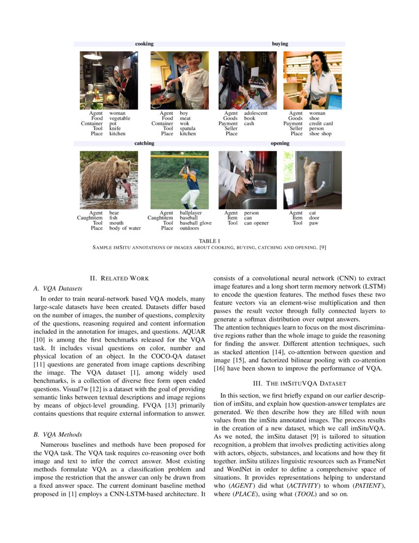 Augmenting Visual Question Answering With Semantic Frame Information In A Multitask Learning