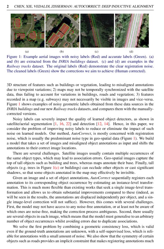 AutoCorrect: Deep Inductive Alignment of Noisy Geometric Annotations ...