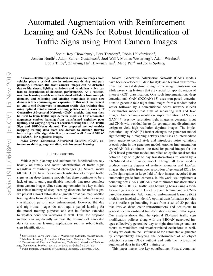 Automated Augmentation with Reinforcement Learning and GANs for Robust ...