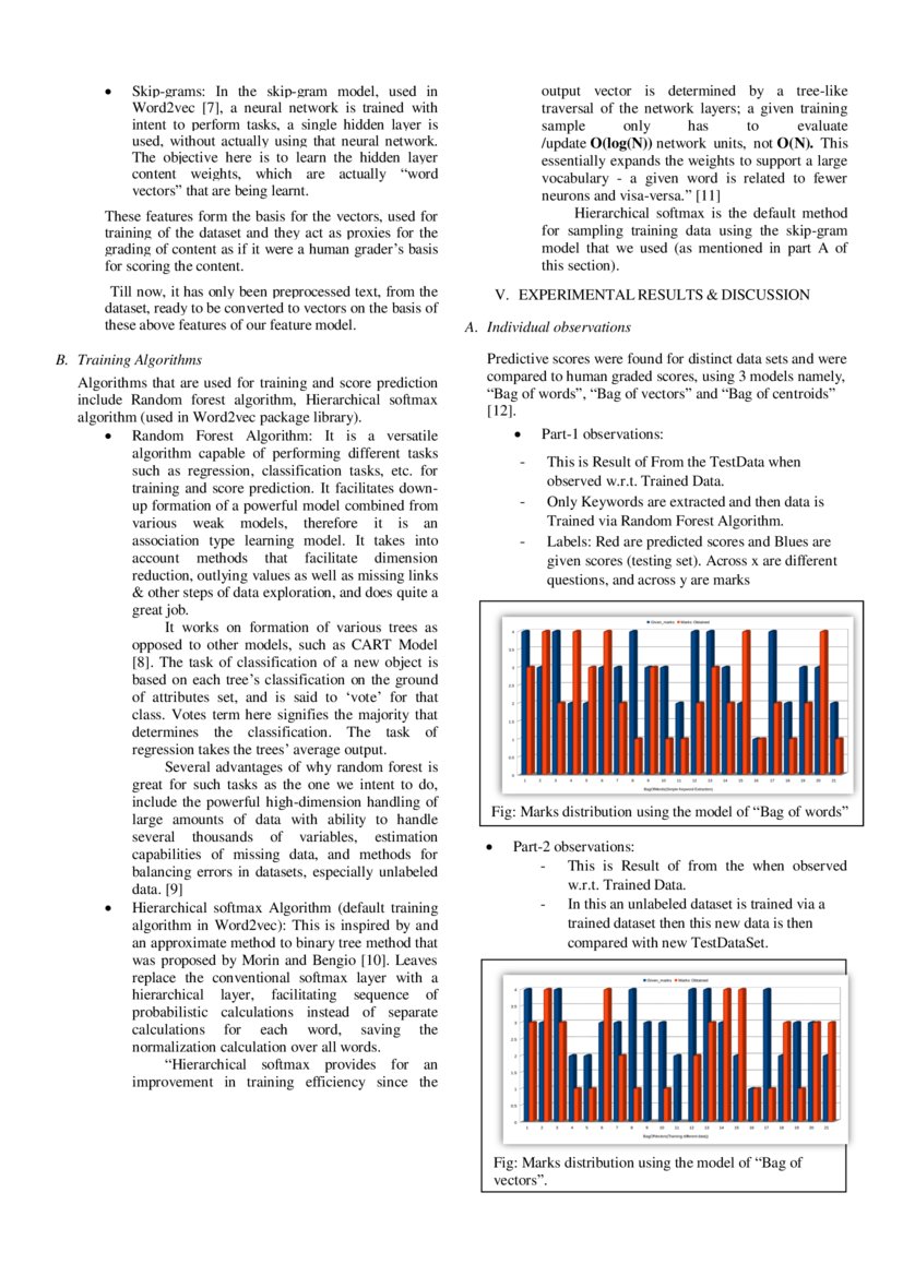 Automated Content Grading Using Machine Learning | DeepAI