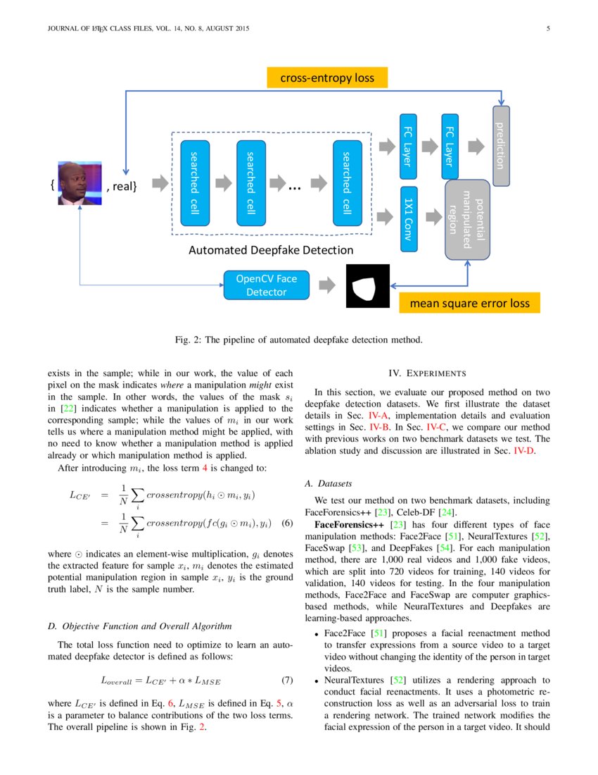 Automated Deepfake Detection | DeepAI