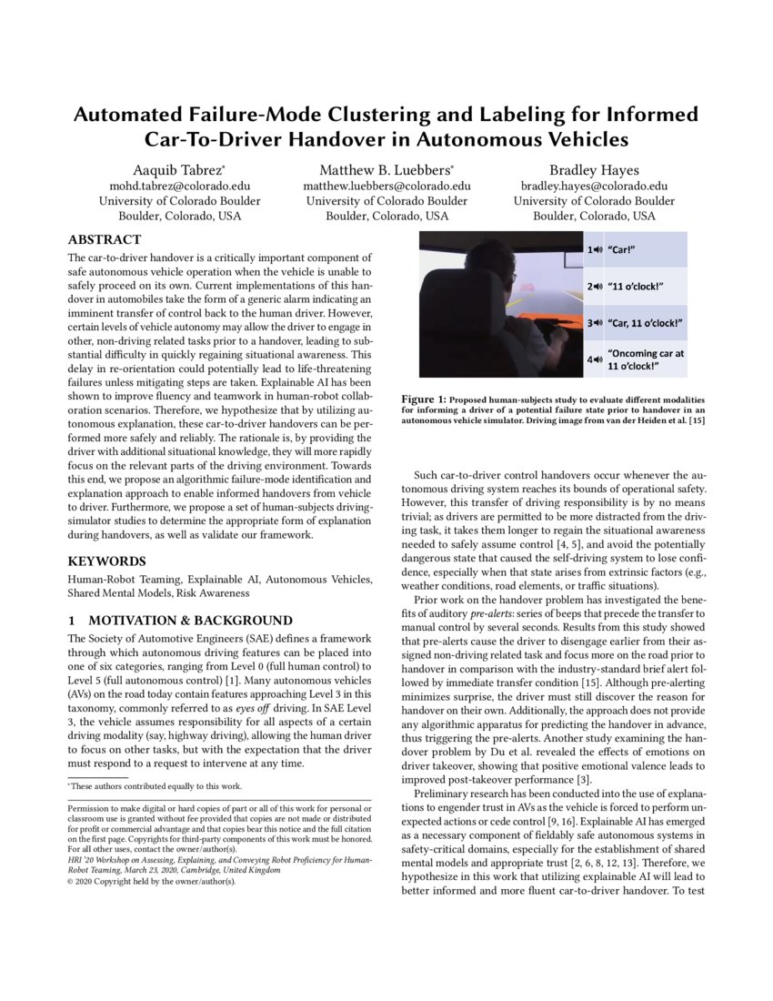 Automated Failure-Mode Clustering and Labeling for Informed Car-To ...