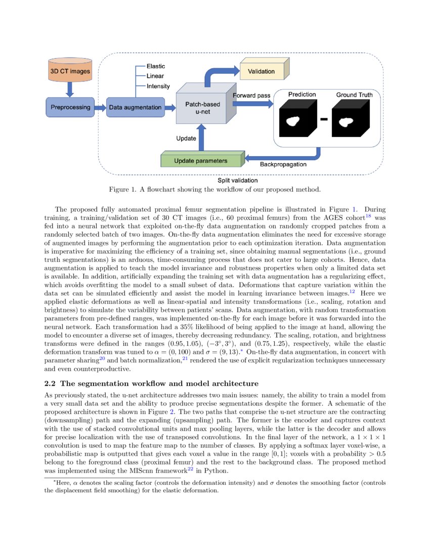 Automated femur segmentation from computed tomography images using a deep neural network | DeepAI