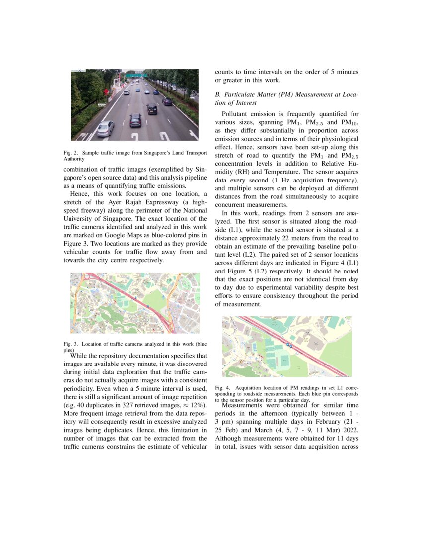 Automated Quantification Of Traffic Particulate Emissions Via An Image