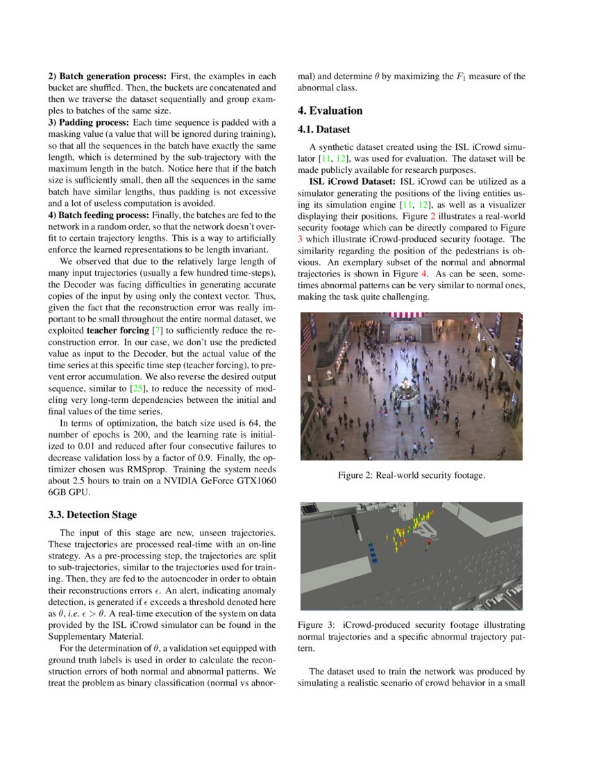 Automated Real Time Anomaly Detection In Human Trajectories Using