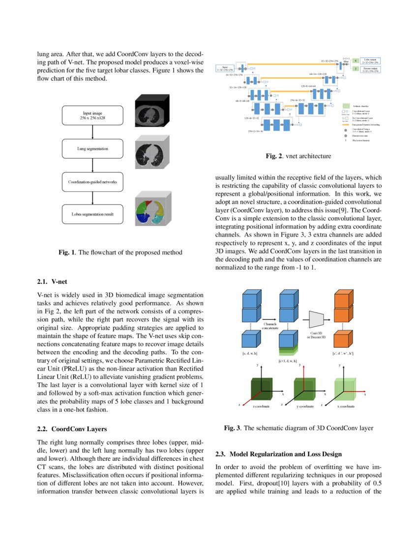 Automated Segmentation Of Pulmonary Lobes Using Coordination Guided Deep Neural Networks Deepai