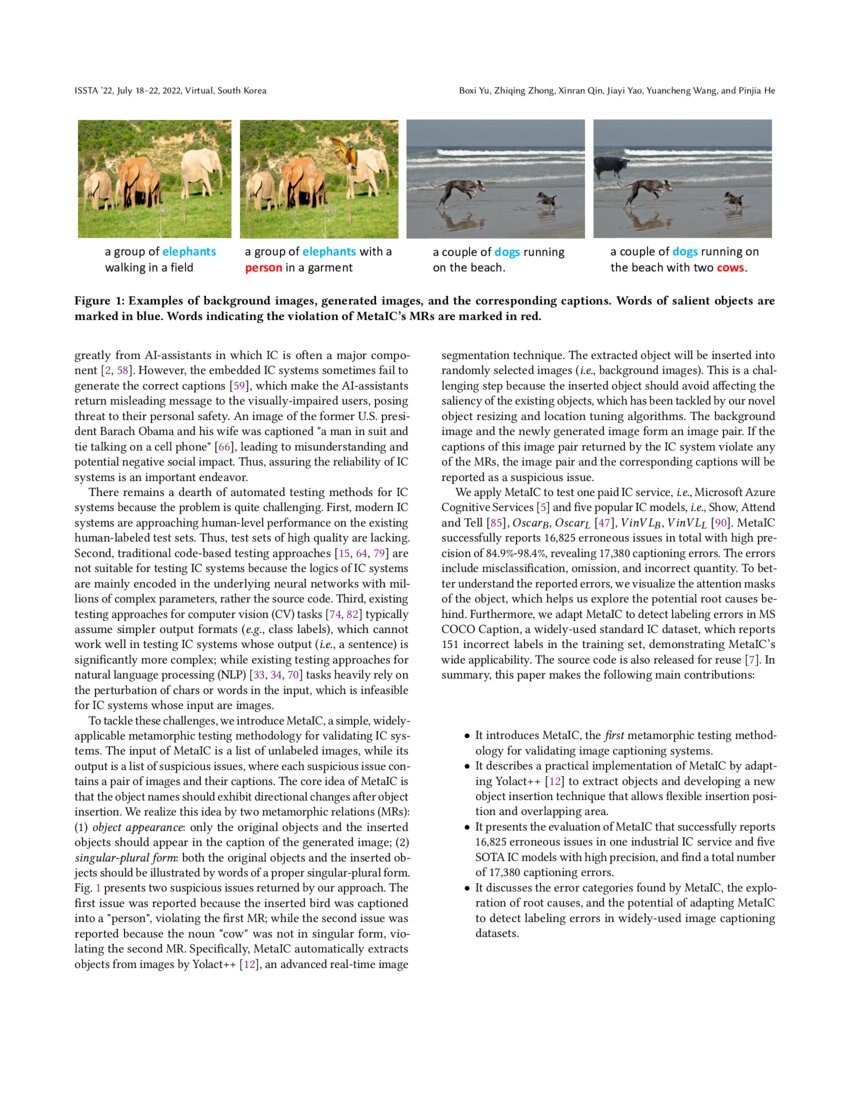 Automated Testing Of Image Captioning Systems Deepai 8718