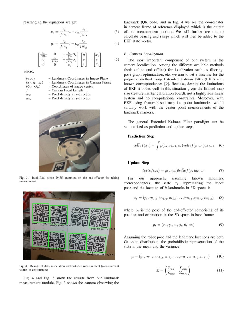 Automatic Eye-in-Hand Calibration using EKF | DeepAI