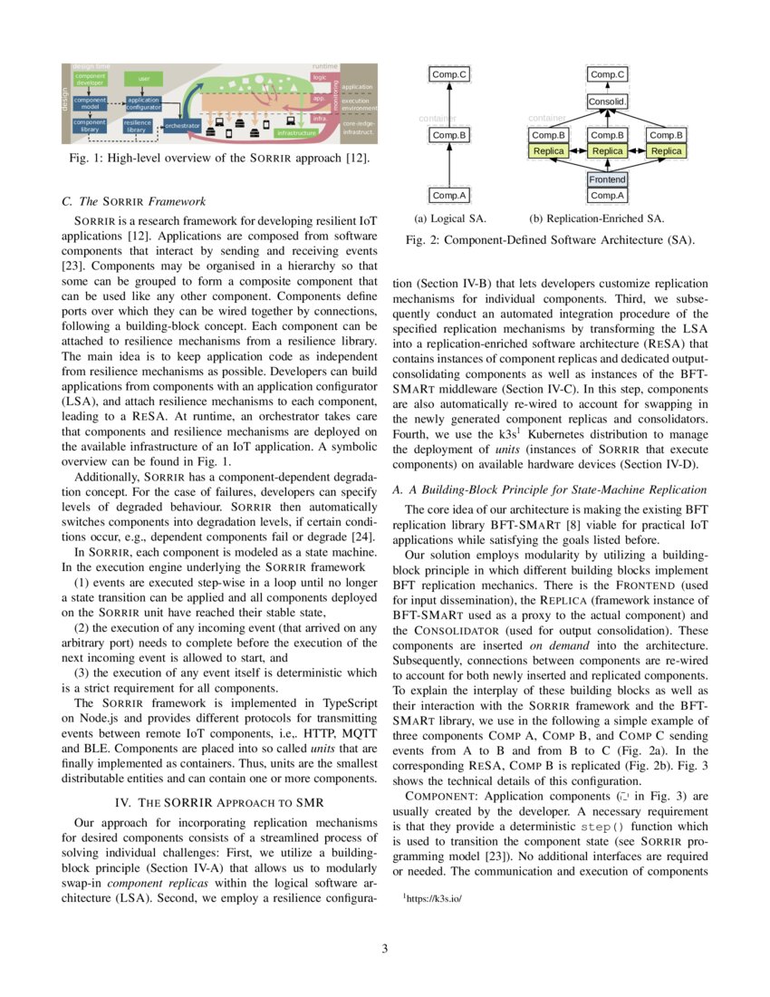 Automatic Integration of BFT State-Machine Replication into IoT Systems | DeepAI