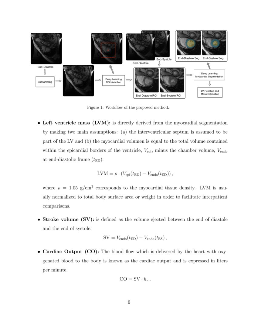 Automatic quantification of the LV function and mass: a deep learning approach for ...