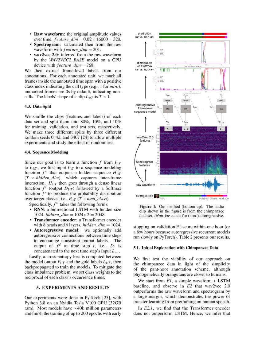 Automatic Sound Event Detection And Classification Of Great Ape Calls 1090