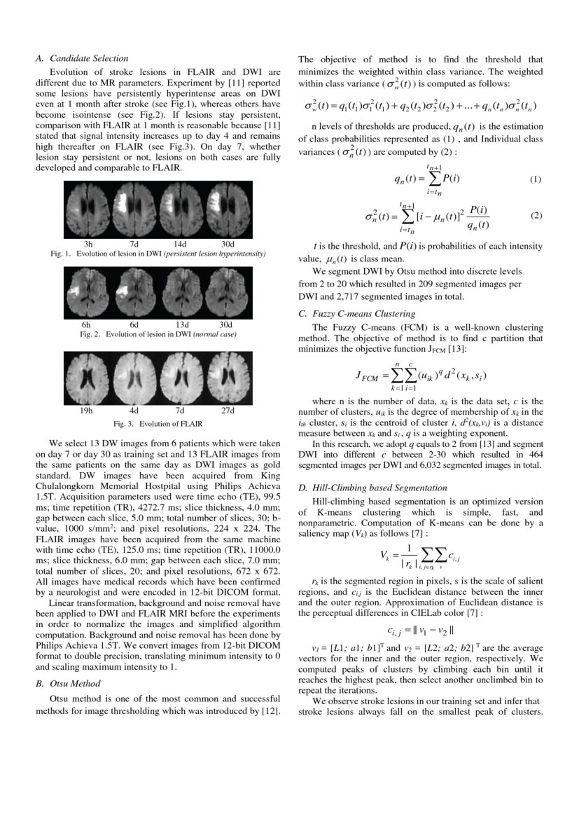 Automatic Stroke Lesions Segmentation in Diffusion-Weighted MRI | DeepAI