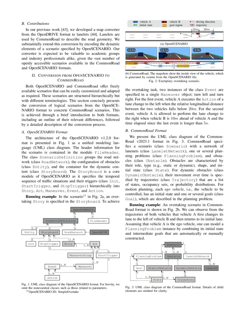 Automatic Traffic Scenario Conversion from OpenSCENARIO to CommonRoad | DeepAI
