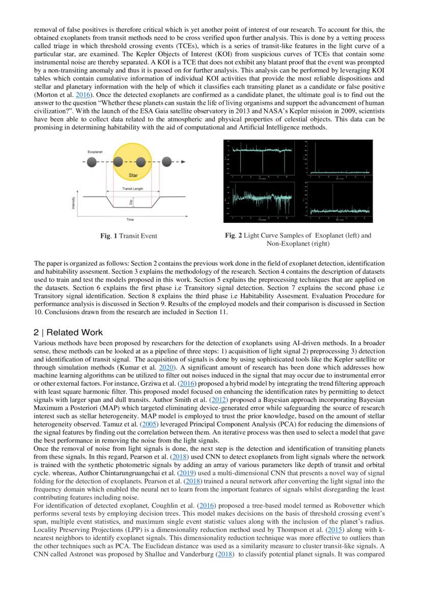 Automation Of Transiting Exoplanet Detection, Identification and Habitability Assessment Using ...