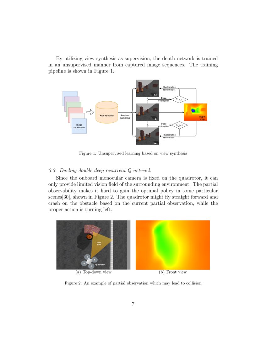 Autonomous Quadrotor Obstacle Avoidance Based On Dueling Double Deep Recurrent Q Network With