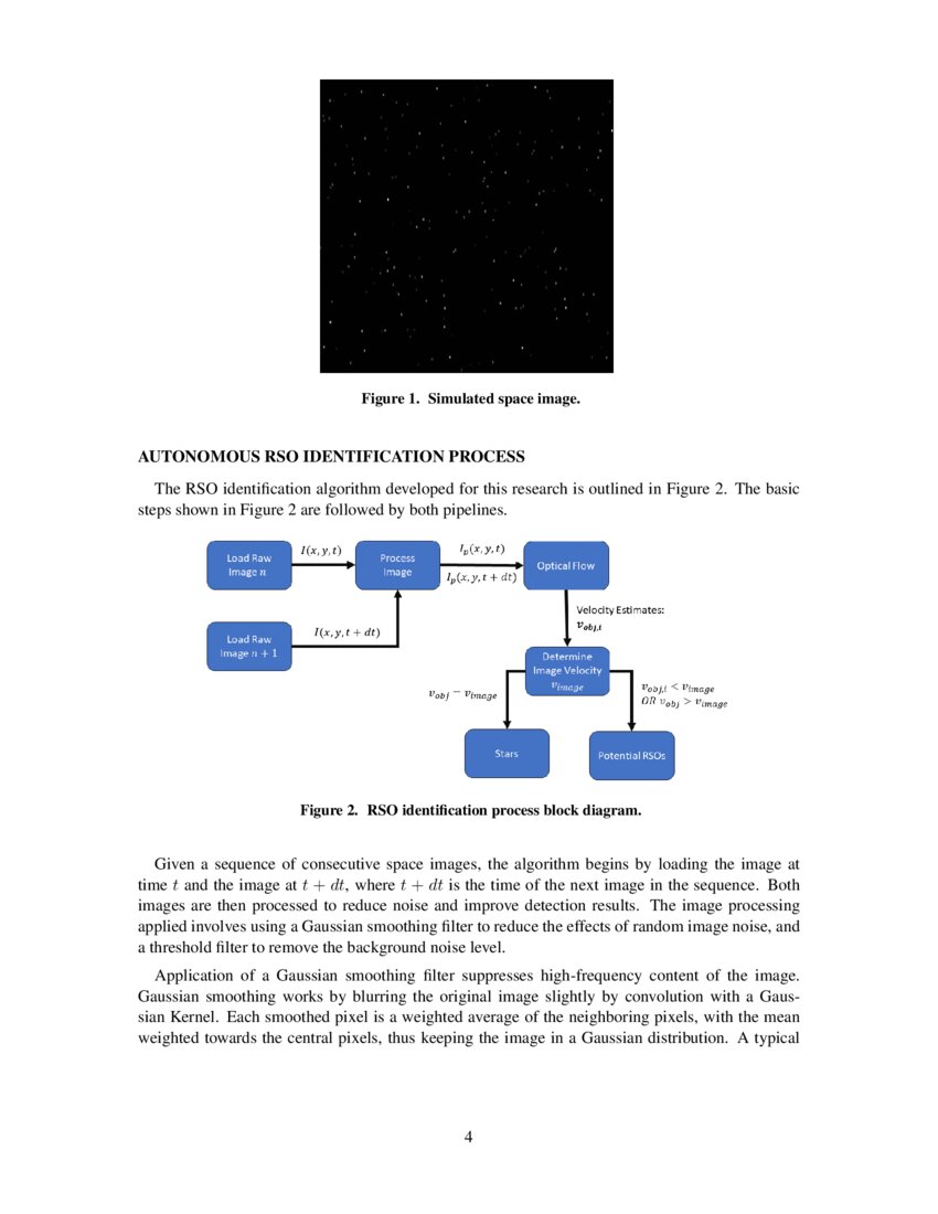Autonomous Satellite Detection And Tracking Using Optical Flow Deepai