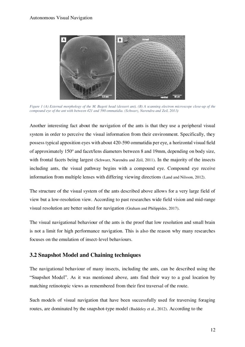 Autonomous Visual Navigation A Biologically Inspired Approach Deepai