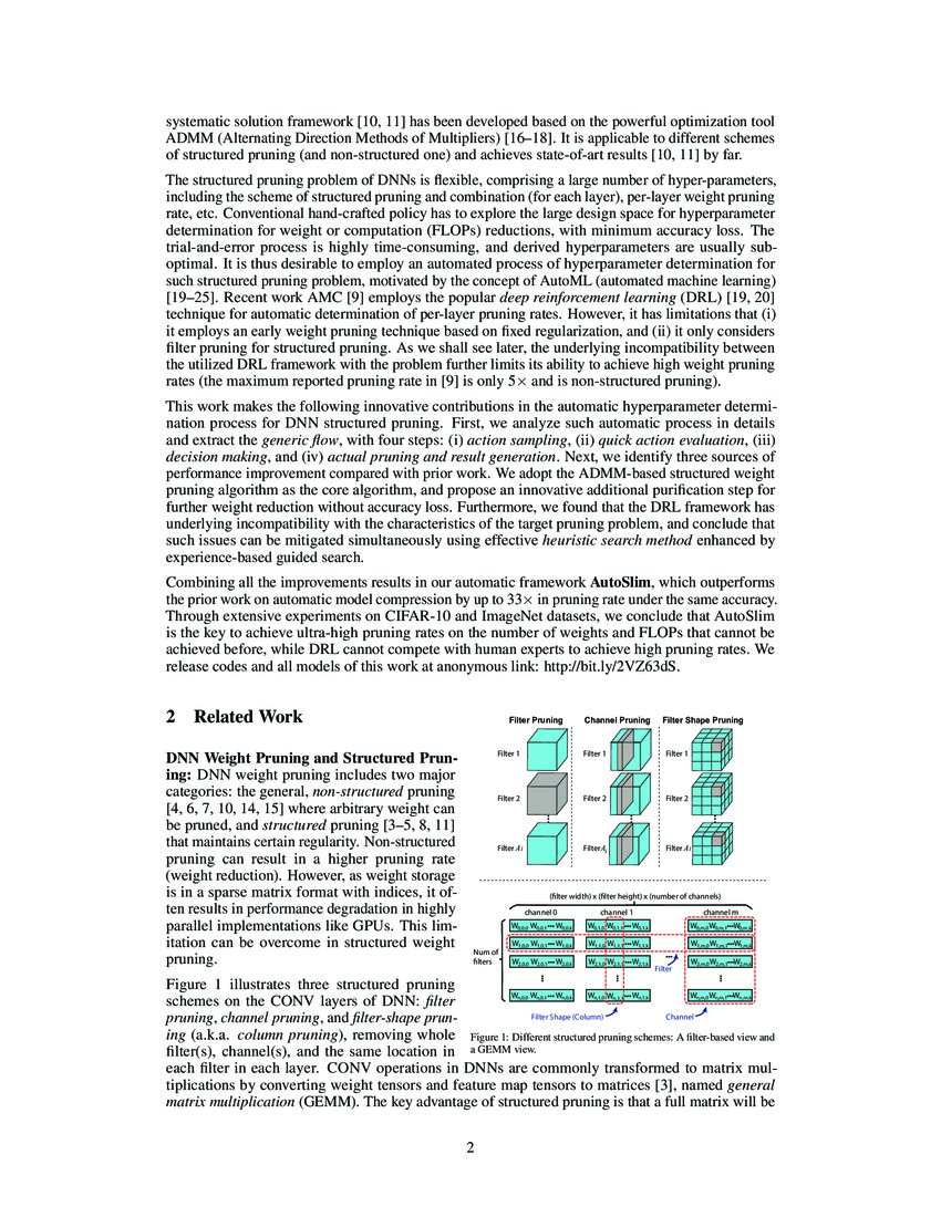 AutoSlim: An Automatic DNN Structured Pruning Framework for Ultra-High ...