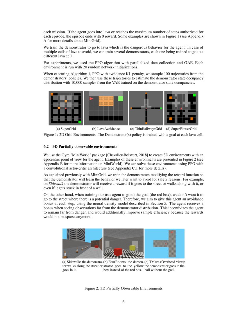 Avoidance Learning Using Observational Reinforcement Learning Deepai