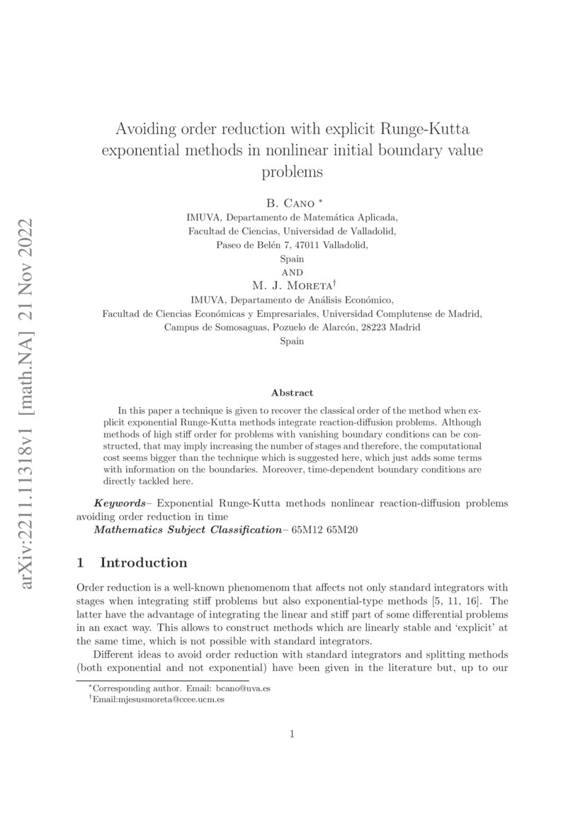 Avoiding Order Reduction With Explicit Runge Kutta Exponential Methods In Nonlinear Initial