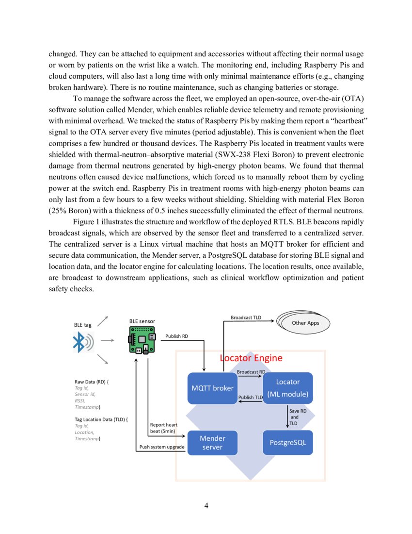 Balancing Robustness and Responsiveness in a Real-time Indoor Location ...