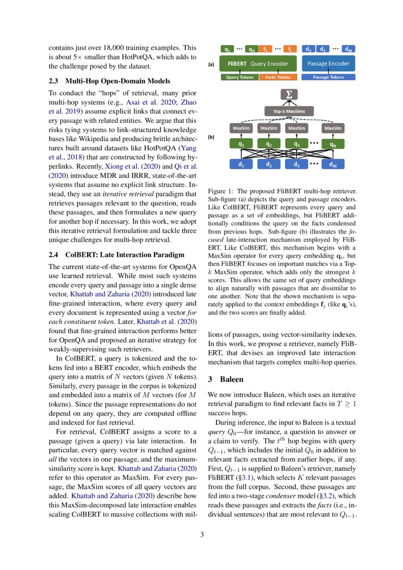 Baleen: Robust Multi-Hop Reasoning at Scale via Condensed Retrieval ...