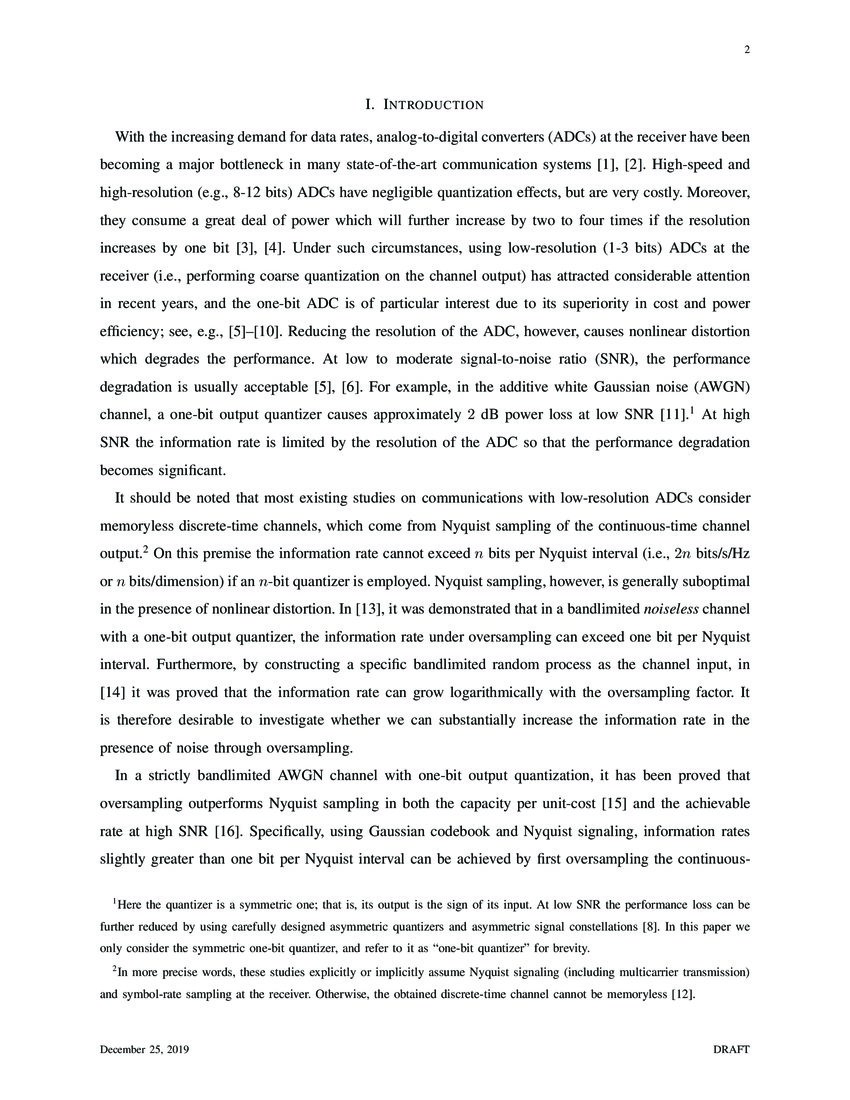 Bandlimited Communication With One-Bit Quantization and Oversampling: Transceiver Design and ...