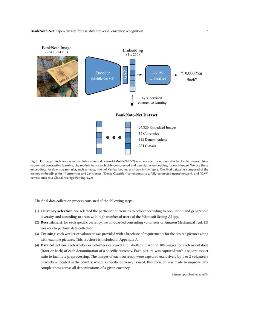 BankNote-Net: Open dataset for assistive universal currency recognition ...